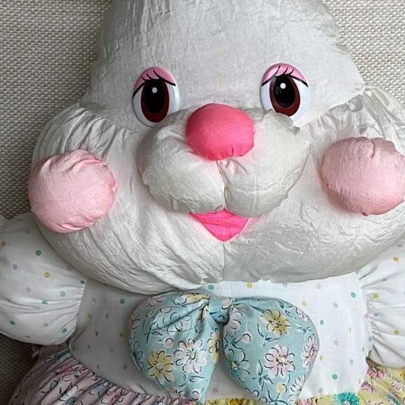 Puffalumps | Holiday | Vintage Puffalump Nylon Stuff Easter Bunny Rabit ...